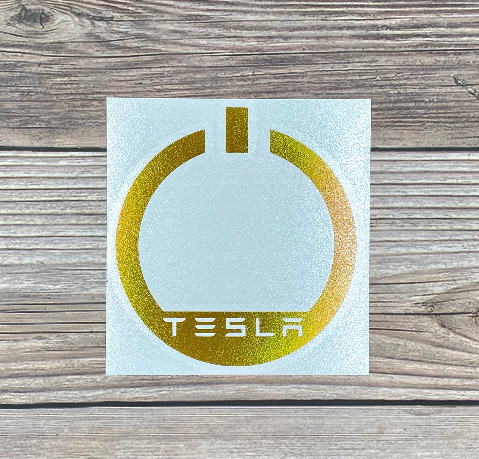 Tesla Model 3 Y Charge Port Power Icon Symbol Holo Vinyl Decal Free ...