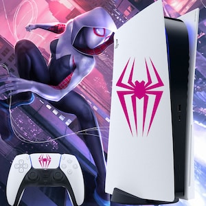 PS5 - Gwen Stacy Spiderman Spider-man Sony Playstation Marvel Decal Set ...