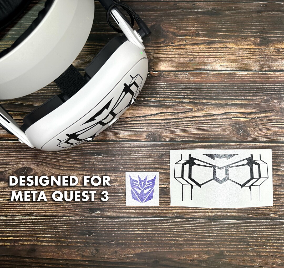 Meta Quest 3 Oculus - Transformers Decepticons Megatron Set VR Decals ...