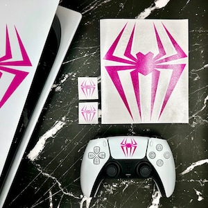 PS5 - Gwen Stacy Spiderman Spider-man Sony Playstation Marvel Decal Set ...
