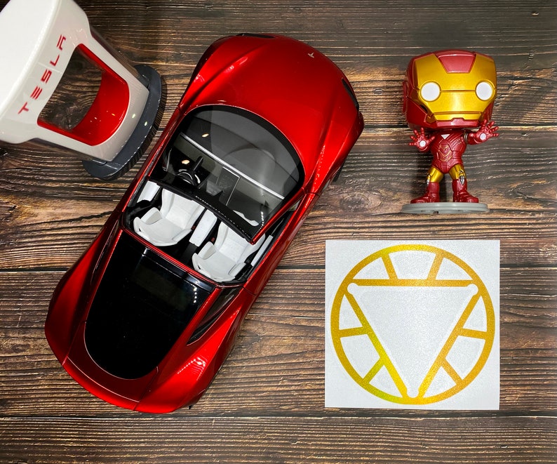 Tesla Model 3 Y Iron Man Arc Reactor Marvel Charge Port Holo - Etsy