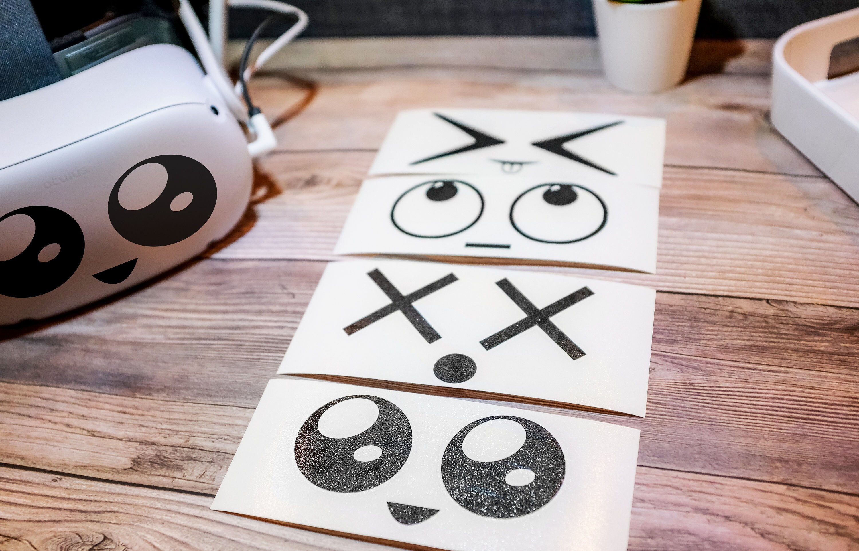 Meta Quest 2 Oculus 4 Emoji Meme Decal Vinyl Sticker Set VR - Etsy UK