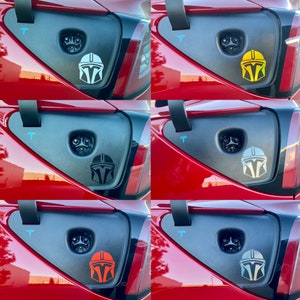 Teslorian Tesla Mandalorian Mando Star Wars Model 3 Y Charge Port Holo ...