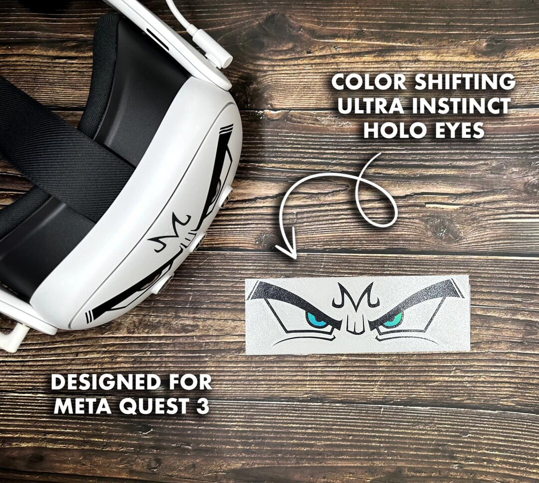 Meta Quest 3 Oculus - Anime DB Holo Eyes VR Decals Skin Set Free ...