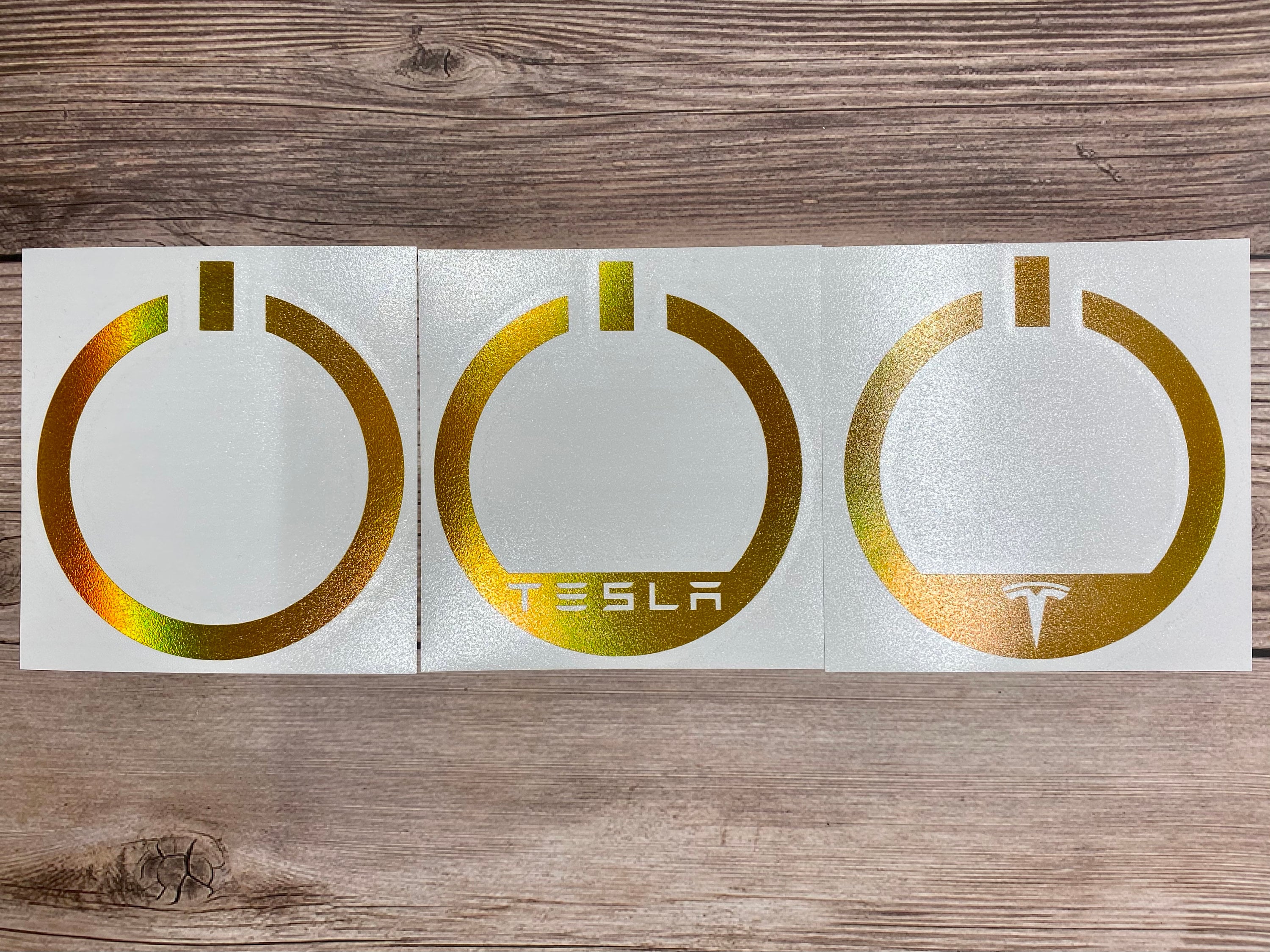 Tesla Model 3 Y Charge Port Power Icon Symbol Holo Vinyl Decal Free ...