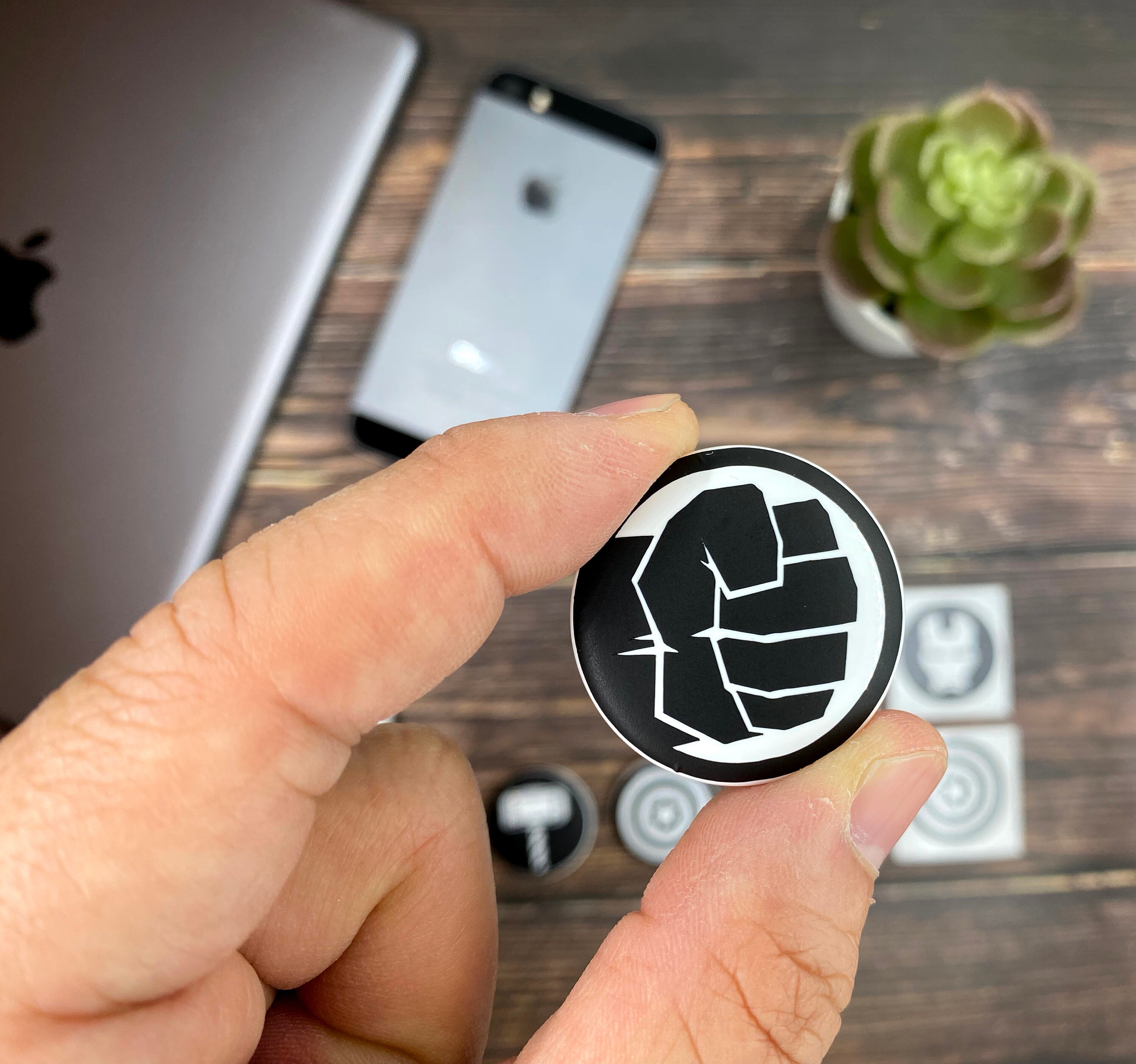 Apple AirTag Avengers Ironman Hulk Thor Captain America Decal | Etsy