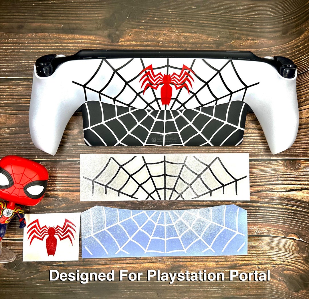 Playstation Portal Remote Player PS5 PSP - Black White Web Spiderman ...