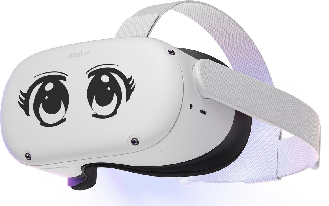 Meta Quest 2 Oculus - 4 Anime Eyes Decal Vinyl Set VR Decals Skin Free ...