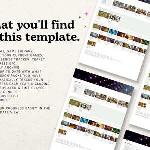 Video Game Tracker Notion Template • Complete Gaming Dashboard • All in ...