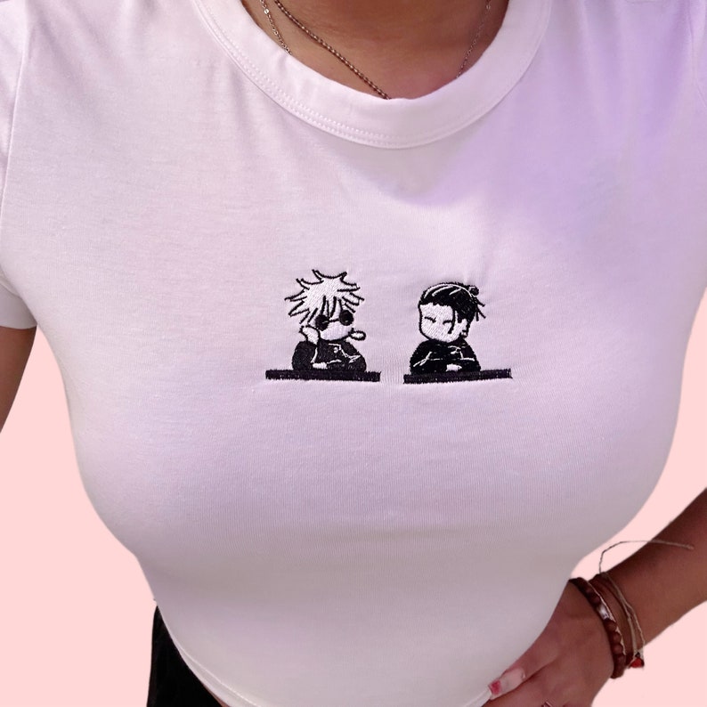 JJK Double Sorcerers Minimal Crop Top - Etsy