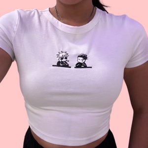 JJK Double Sorcerers Minimal Crop Top - Etsy