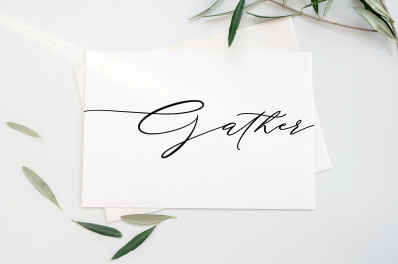 Gather Sign | Digital Print | Large Wall Art | Home Decor | Kitchen ...