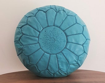 Turquoise Pouf | Etsy
