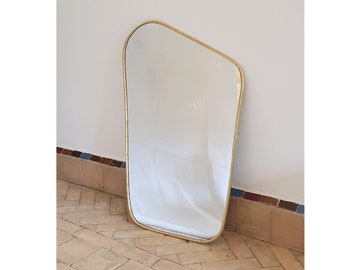 Punch Needle Mirror Handmade Wall Mirror Tufted Minimal - Etsy