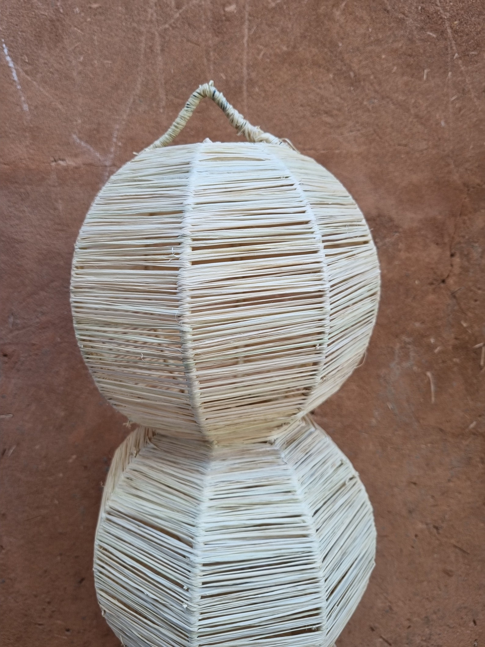Suspension in Raffia Lace Lantern 20x 62 Cm - Etsy