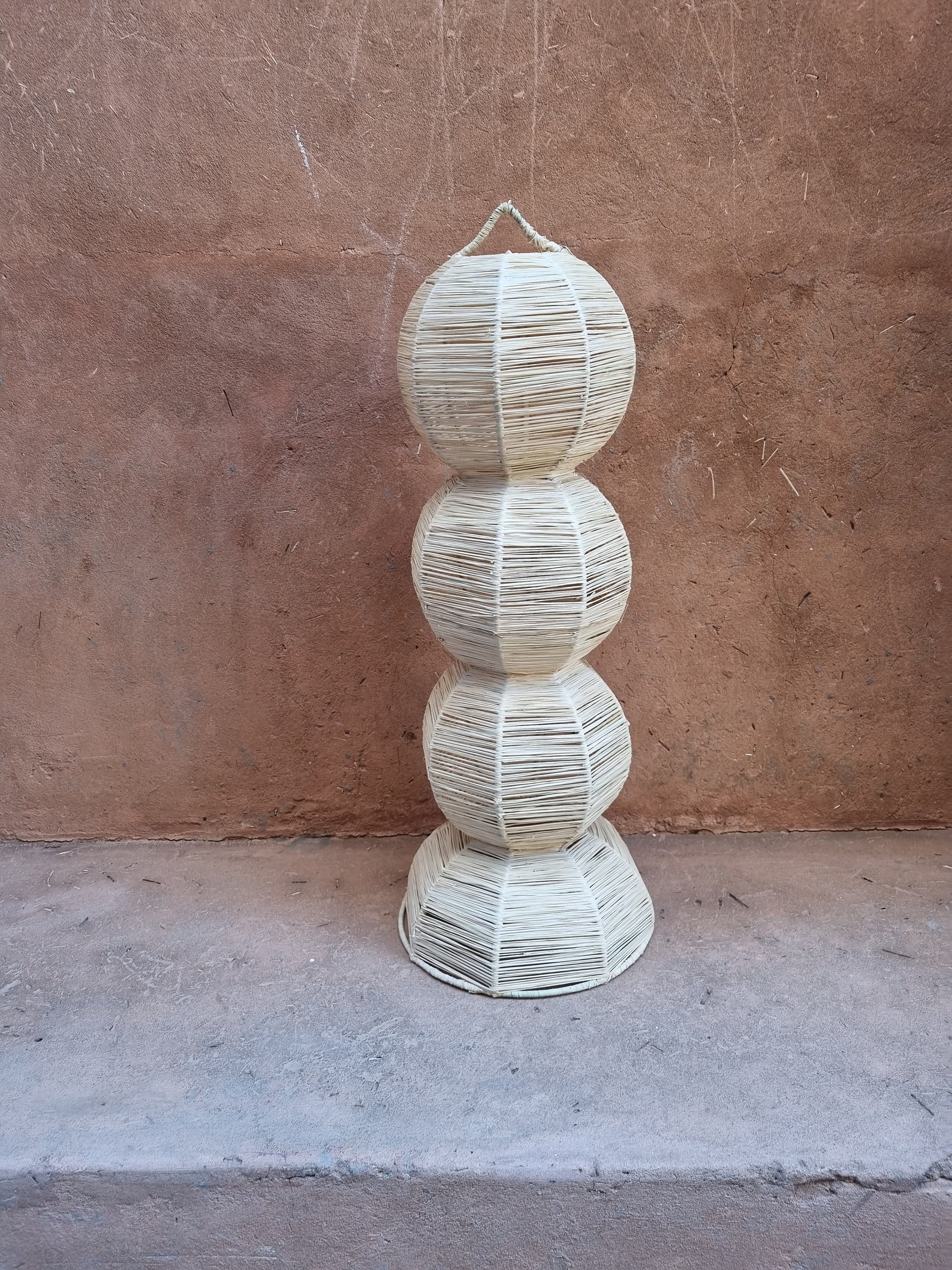 Suspension in Raffia Lace Lantern 20x 62 Cm - Etsy