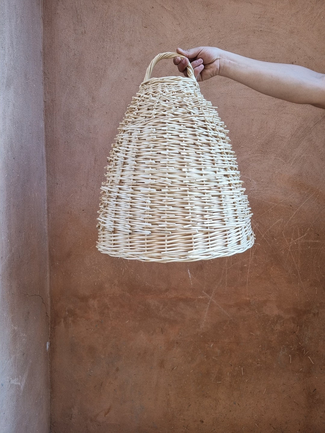Wicker Cone Suspension - Etsy