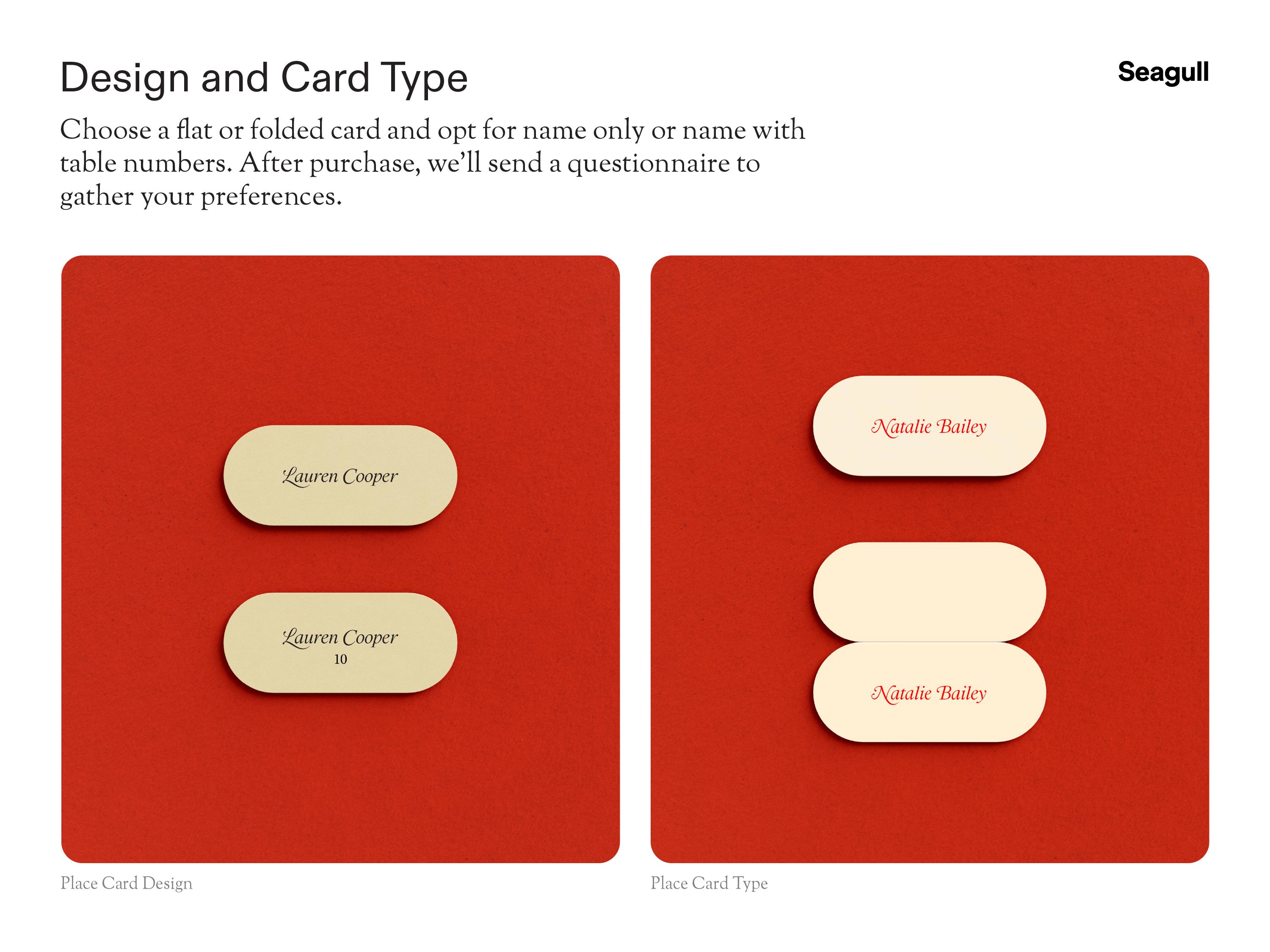 Printed Rounded Place Cards - Etsy