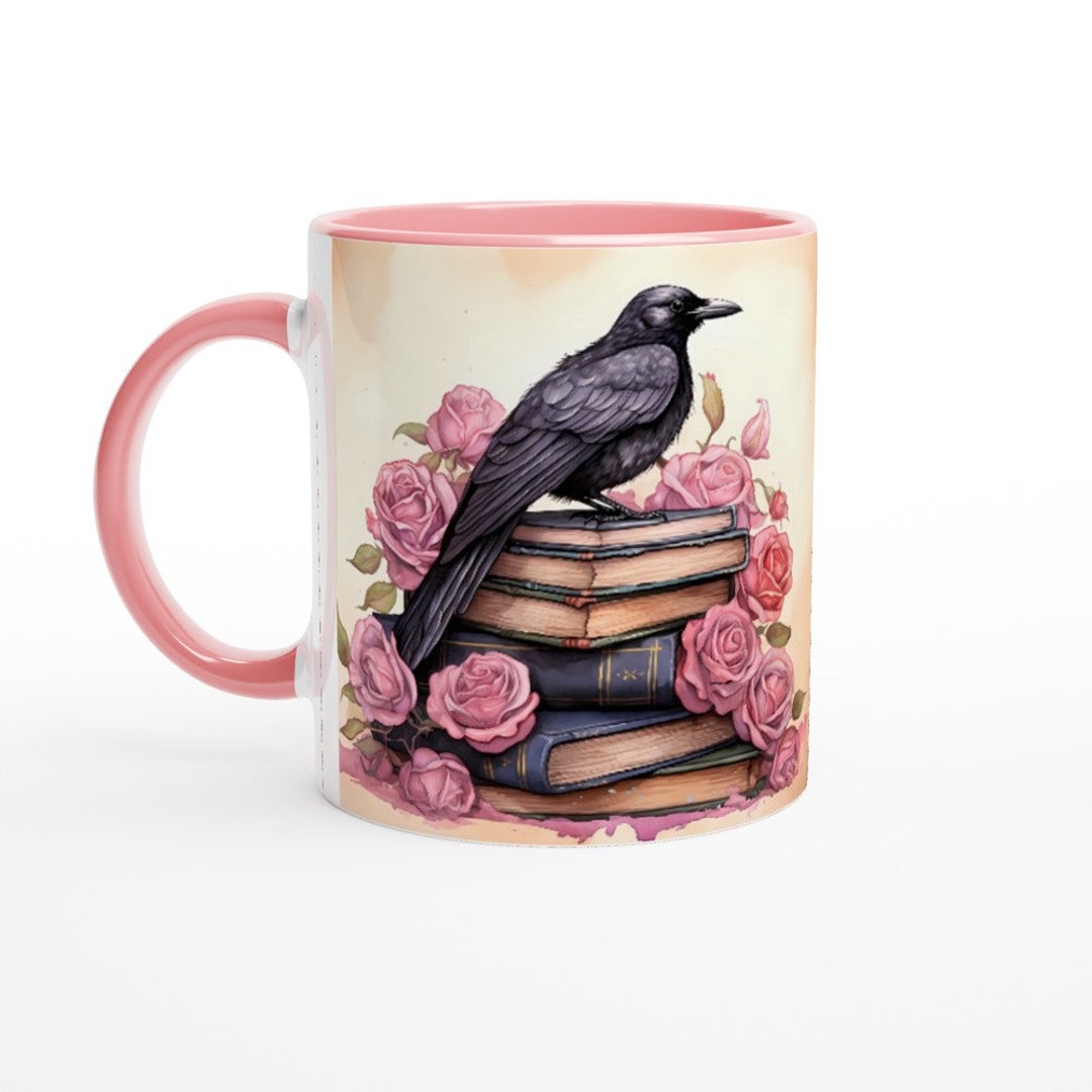 Raven Mug, Gothic Mugs, Gothic Gifts for Her, Secret Santa Ideas ...