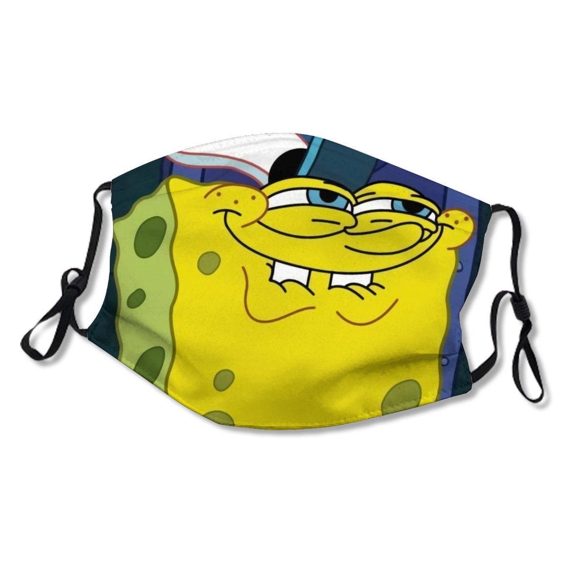 SpongeBob SquarePants Face Mask Adults and Youth Filter Bag | Etsy