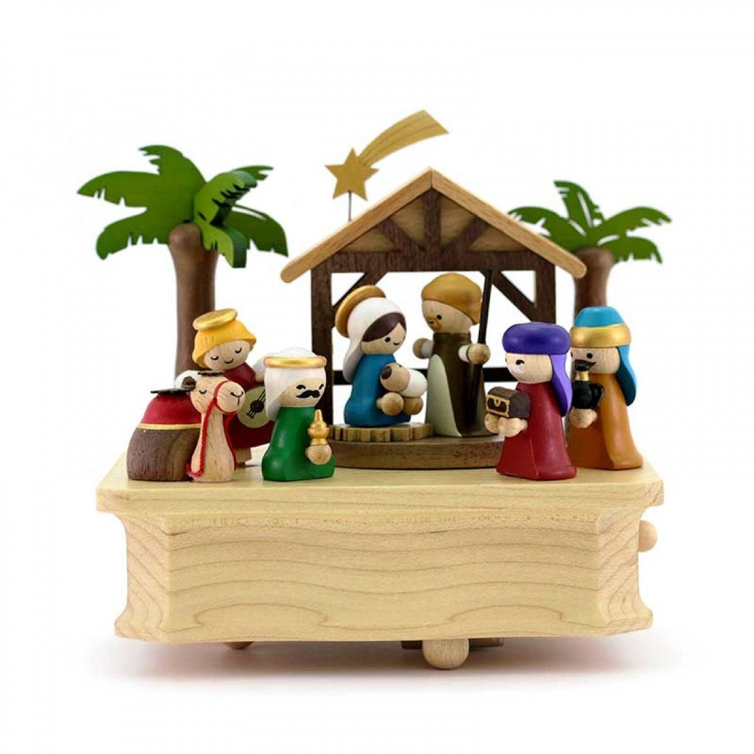 Nativity Scene Music Box - Etsy