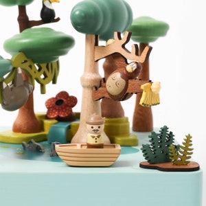 Wooden Rainforest Music Box - Etsy