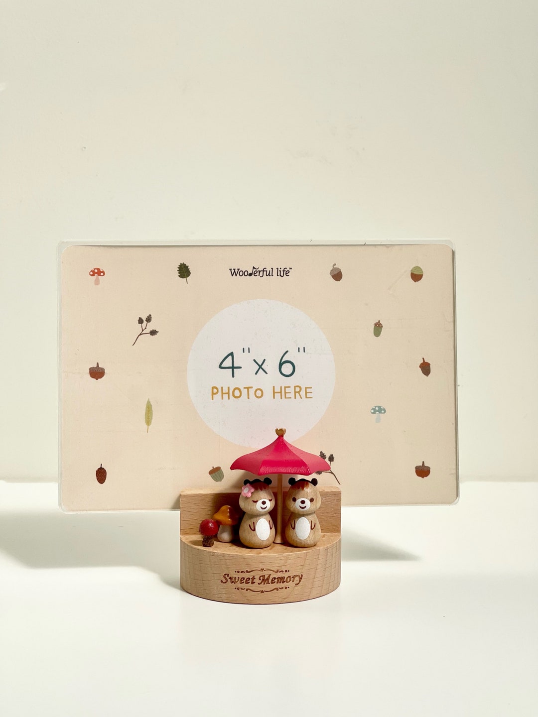 Wooden Love Squirrels Photo Frame - Etsy