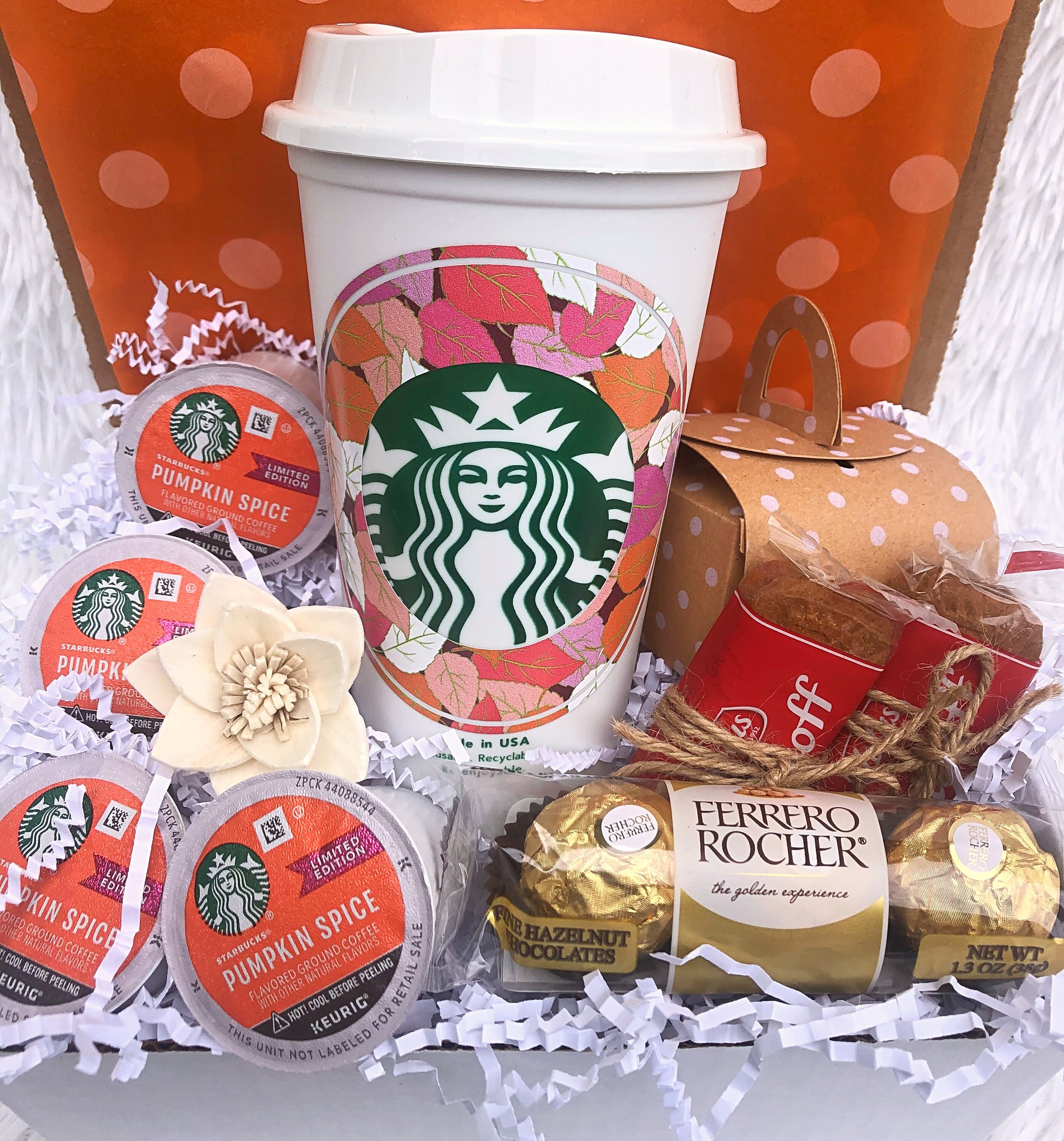 Fall Personalized Starbucks Coffee Gift Box Pumpkin Spice - Etsy