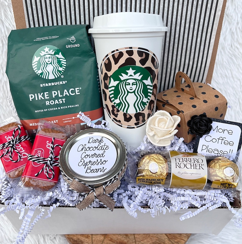 Deluxe Starbucks Coffee Gift Box Coffee Lover Coffee Addict - Etsy