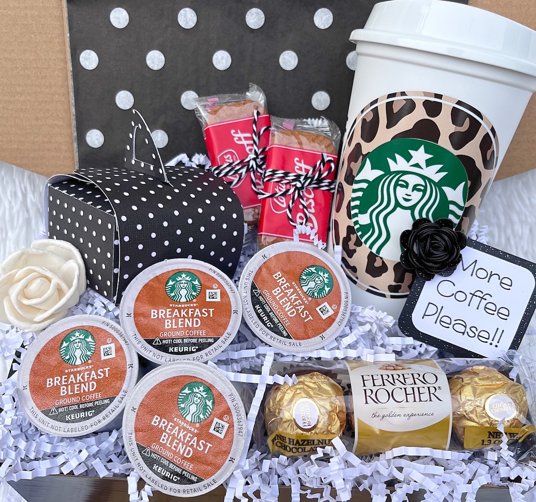 Starbucks Coffee Gift Box, Personalized Gift Box, Reusable Cup ...