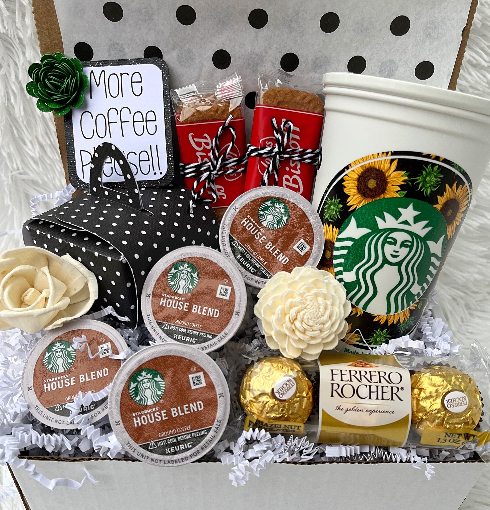 Starbucks Coffee Gift Box Personalized Gift Box Reusable - Etsy