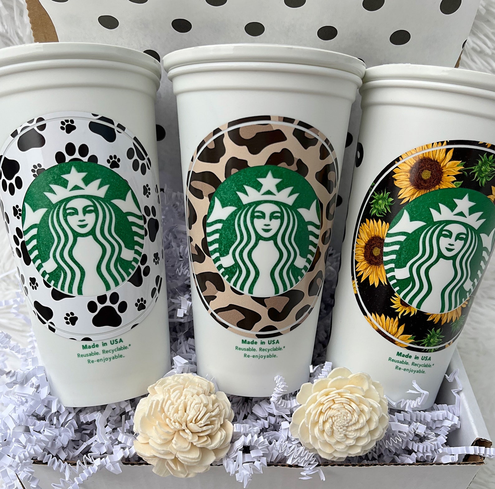 Starbucks Coffee Gift Box Personalized Gift Box Reusable - Etsy