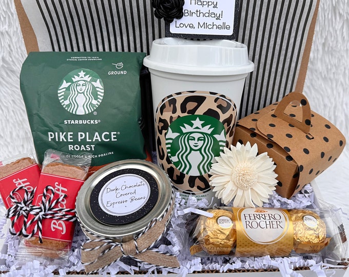 Coffee Gift Box, Coffee Lovers Gift Box, Care Package, Gift for Man ...