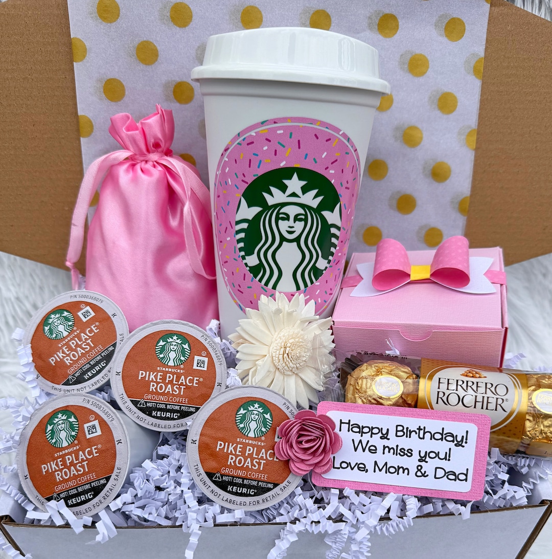 Sprinkles Birthday Starbucks Coffee Gift Box, Personalized Gift Box ...