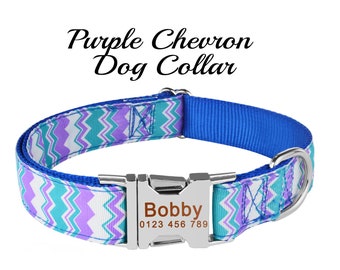 Chevron Dog Collar - Etsy