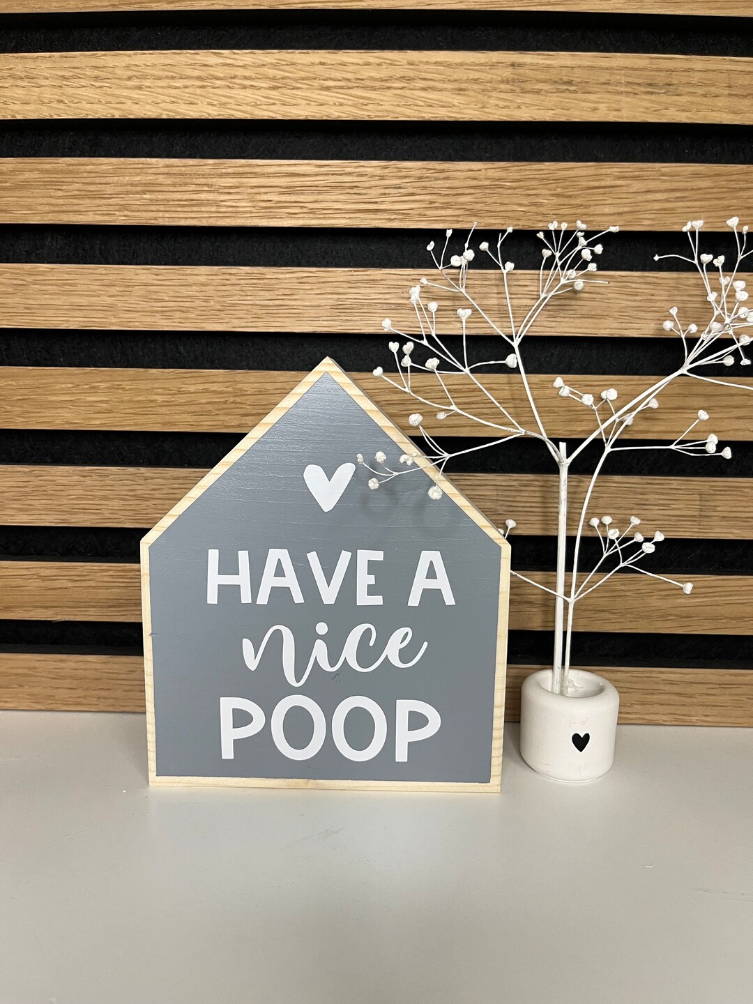 Decorative House have a Nice Poop - Etsy