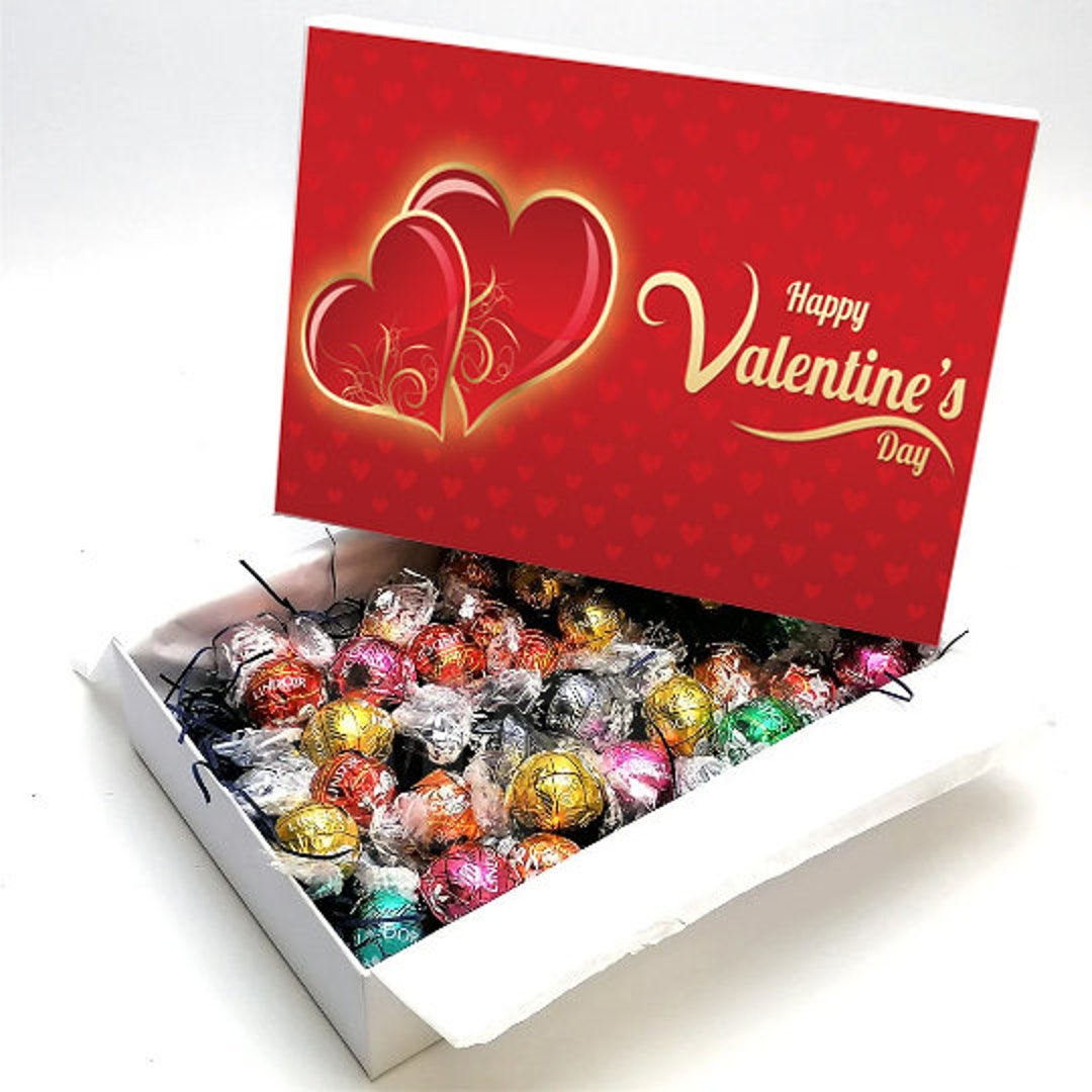 HAPPY VALENTINE Lindt Lindor Assorted Chocolate Truffles Luxury Gift ...