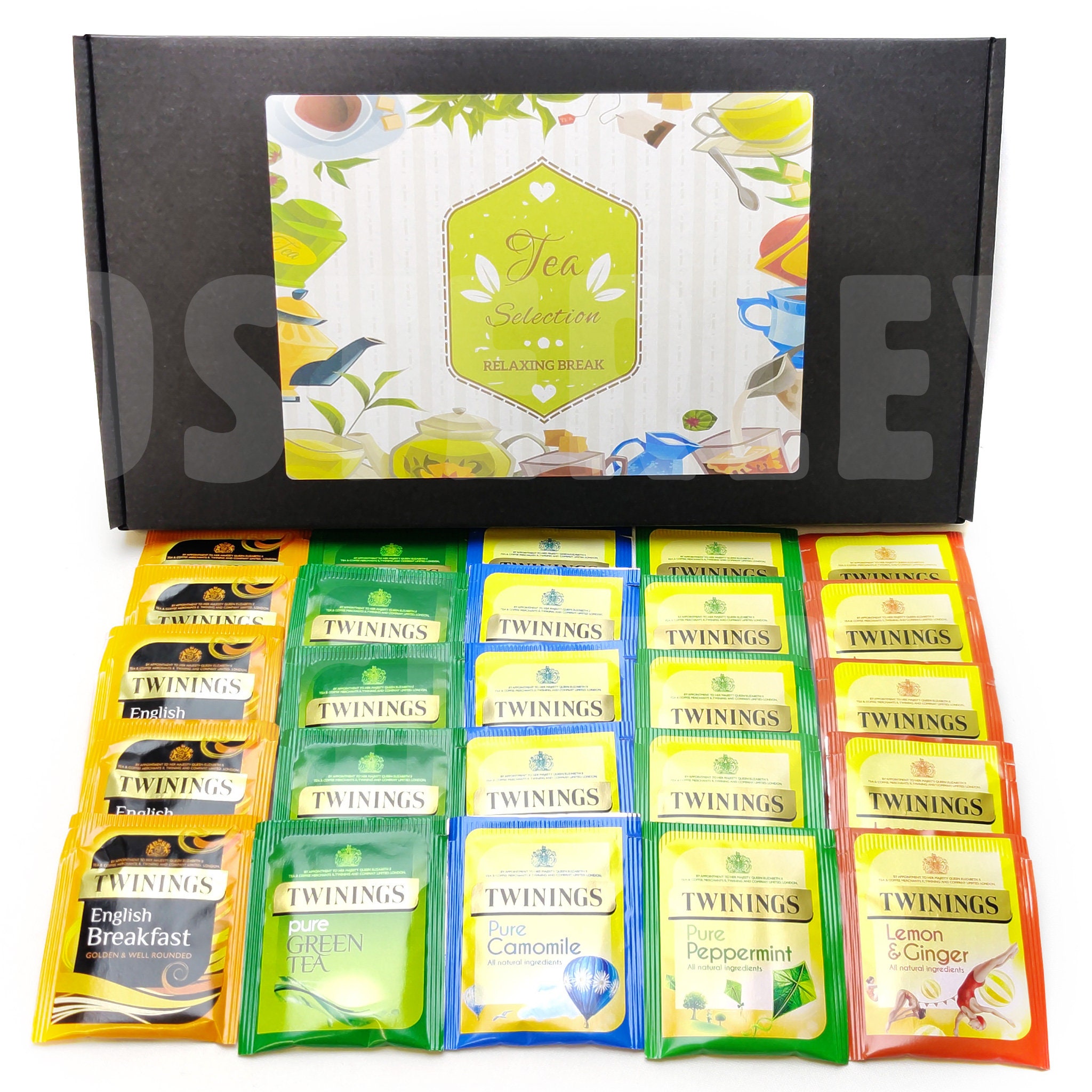 RELAXING BREAK TEA Box Assorted Selection of Twinings Tea | Etsy