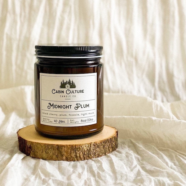 Plum Candles - Etsy