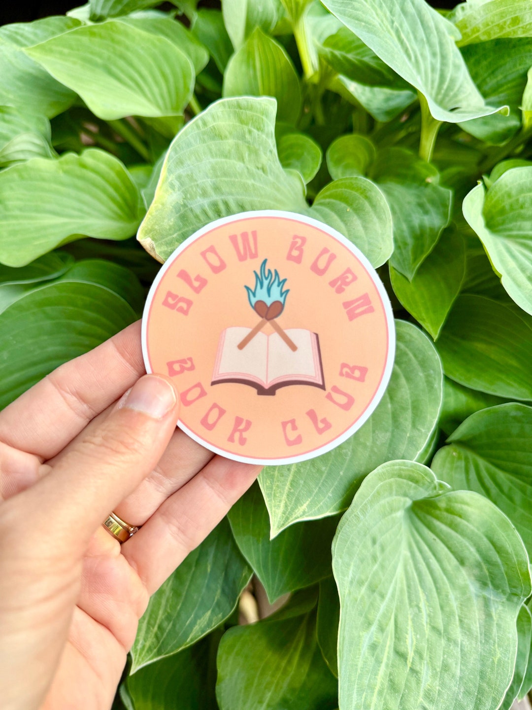 SLOW BURN Book Club | Bookish Merch, Kindle Sticker, Romance Reader ...