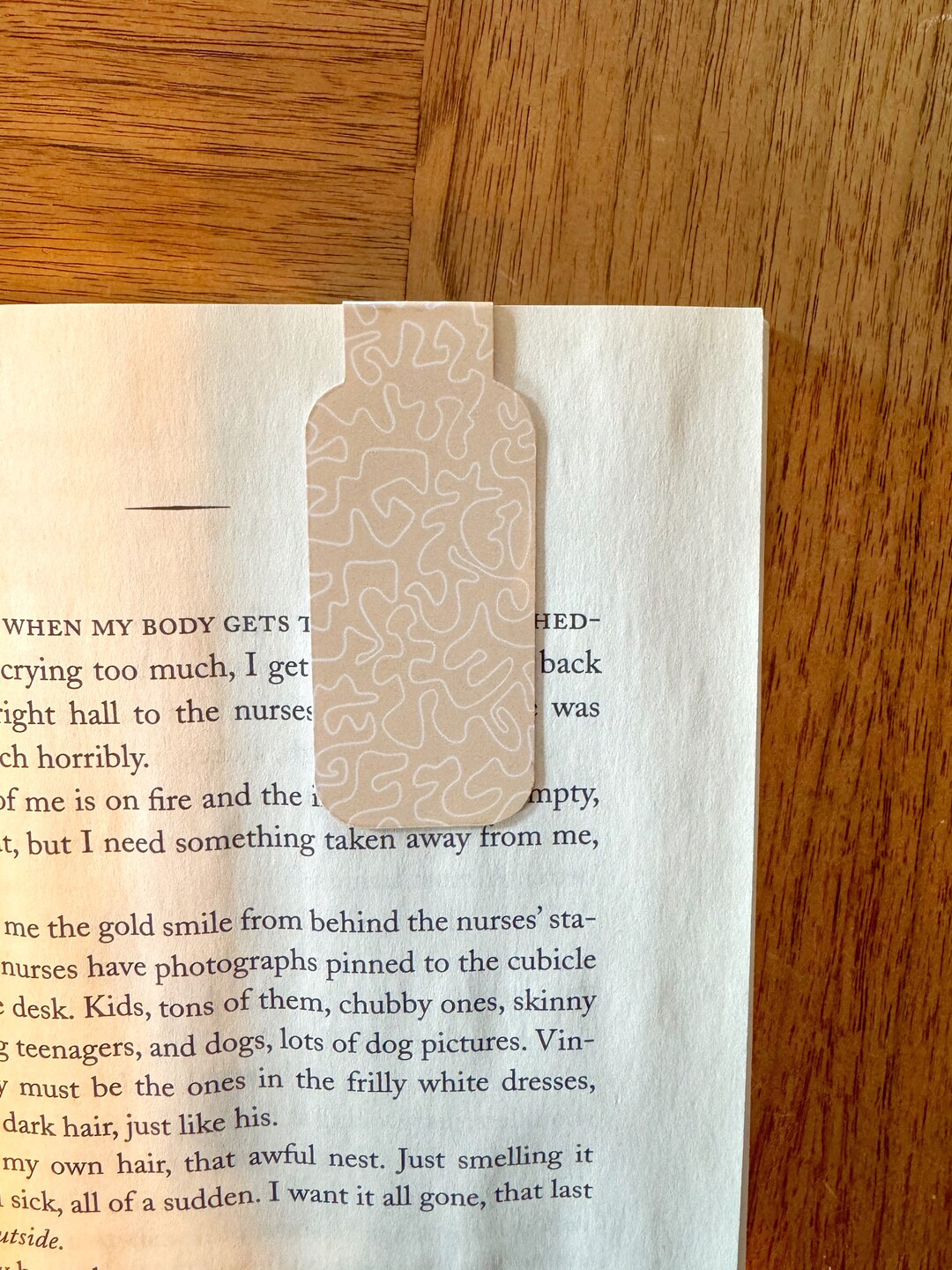 Neutral Squiggle Magnetic Bookmark Modern, Abstract, Simple Doodle ...