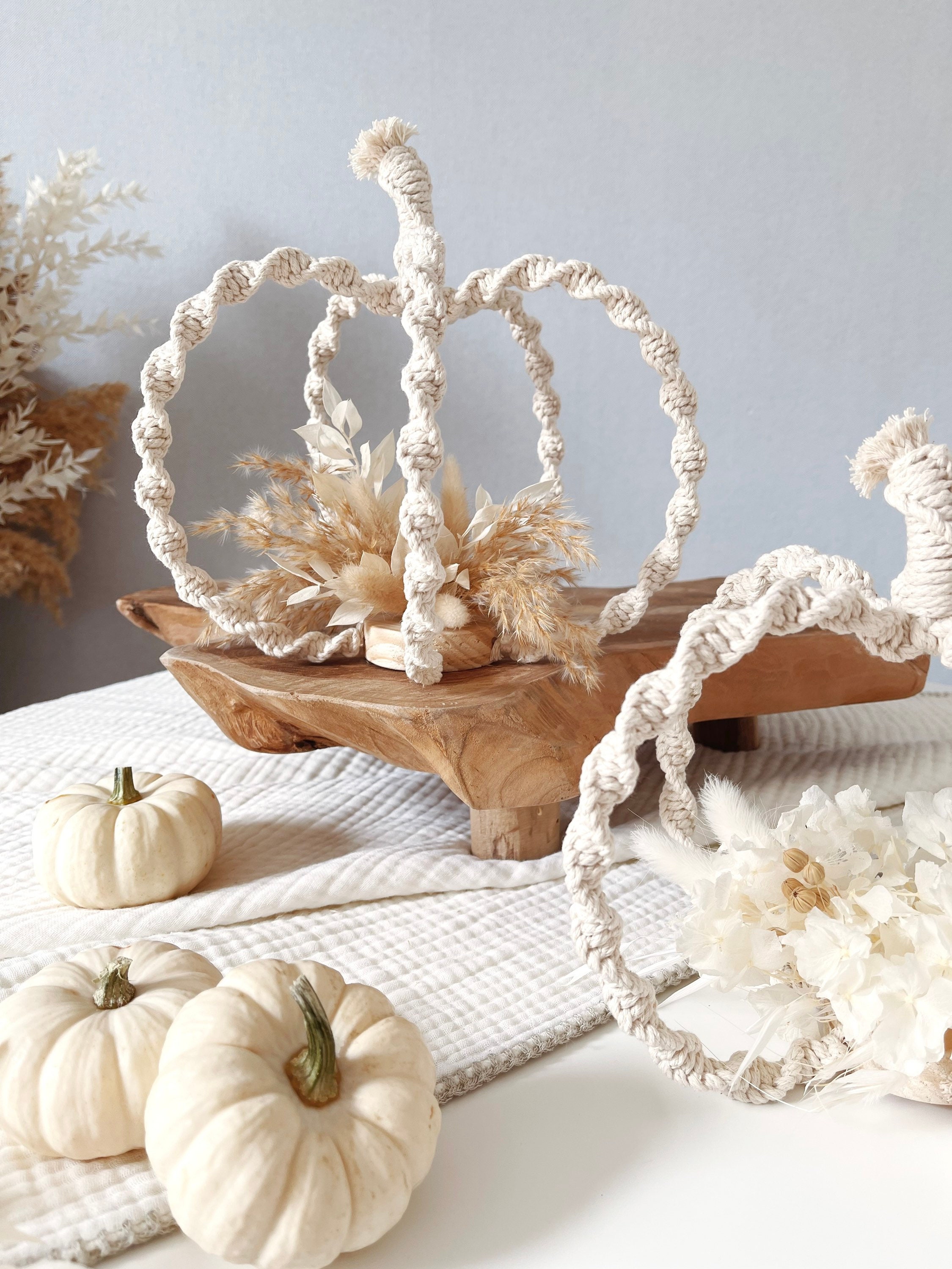 Macrame Pumpkin/autumn Decor/decoration/pumpkin/autumn/fall Season - Etsy