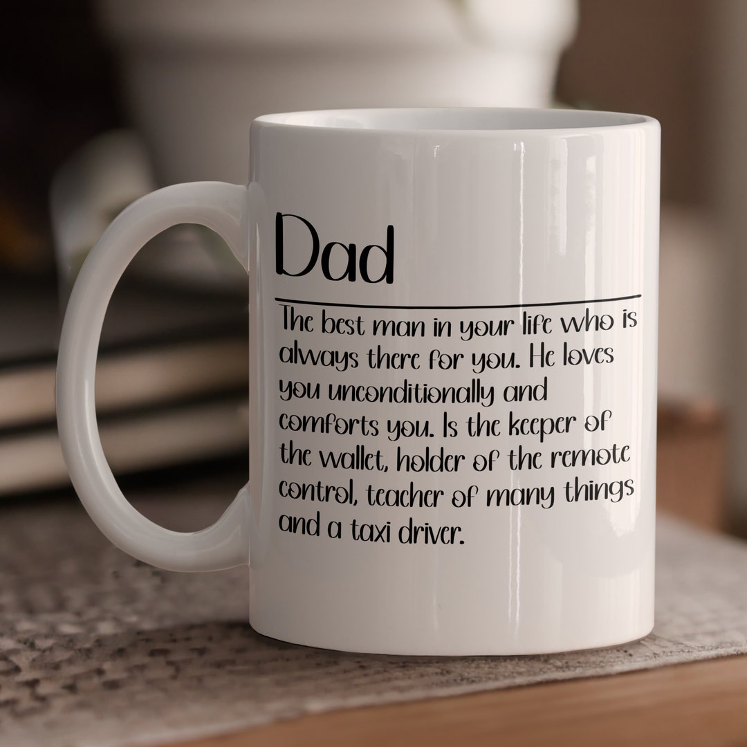 Dad Mug, Dad Definition Mug, Dad Noun Mug, Definition of Dad Mug ,dad ...