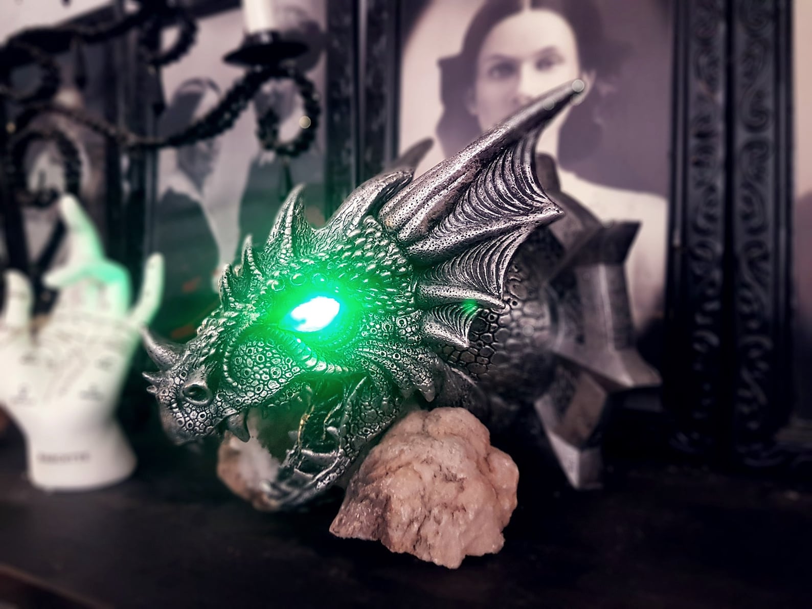 Light up Dragon Dragon Statue Wall Decor LED Light Glowing - Etsy