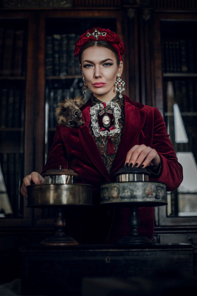 ROYAL SKULL Victorian Brooch Vintage Brooch Gothic Jewelry - Etsy