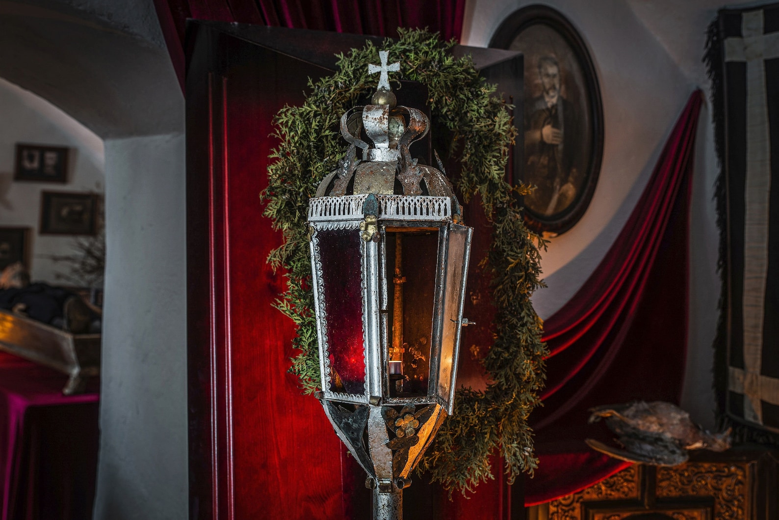 Antique Church Procession Lantern, Funeral Lantern, Church Lantern With ...