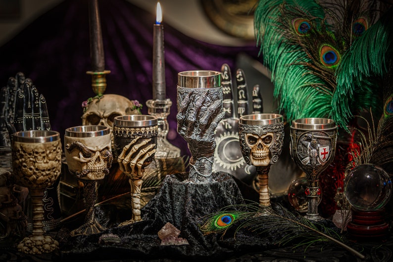 BAPHOMET STATUE Witchcraft Black Goat Occult Baphomet - Etsy