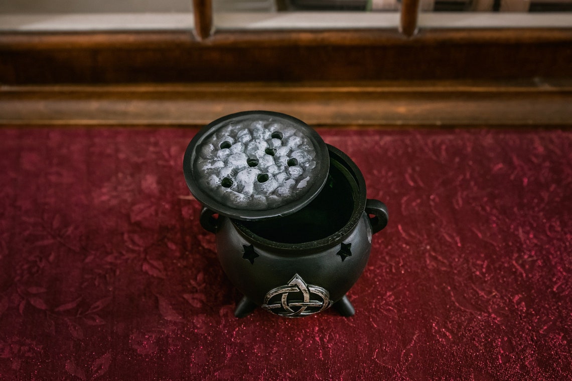 WITCH CAULDRON Incense Burner Incense Cones Holder Incense - Etsy