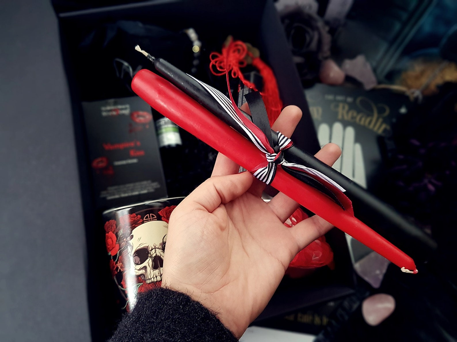 Halloween Gift Box VAMPIRE Gift Box Gothic Valentine Witch - Etsy