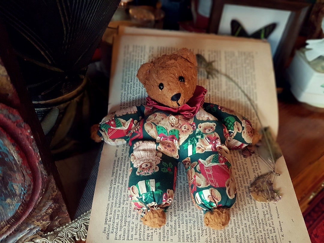 VINTAGE BEAR, Vintage Teddy Bear, Vintage Bear, Vintage Bear Decor ...